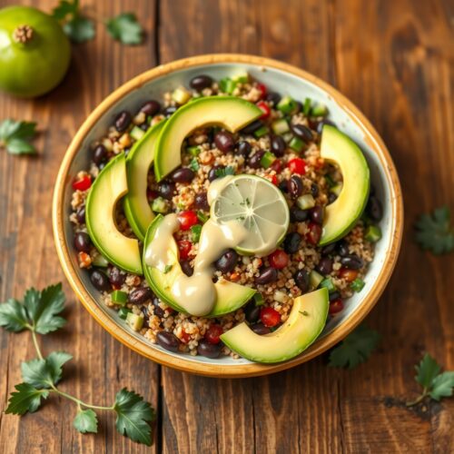 Quinoa and Black Bean Salad